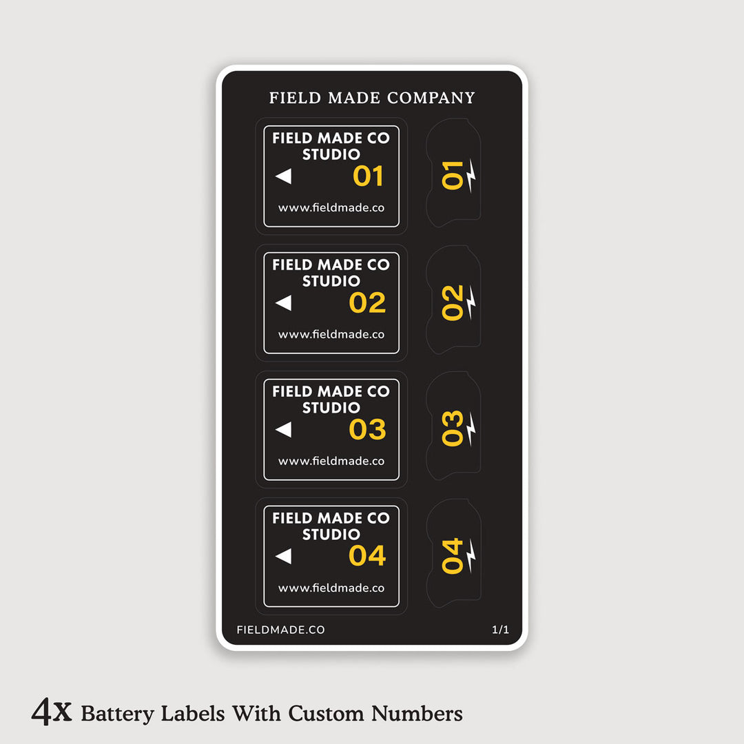 Customizable sticker Labels for Nikon EN-EL15 Camera Batteries – Field ...