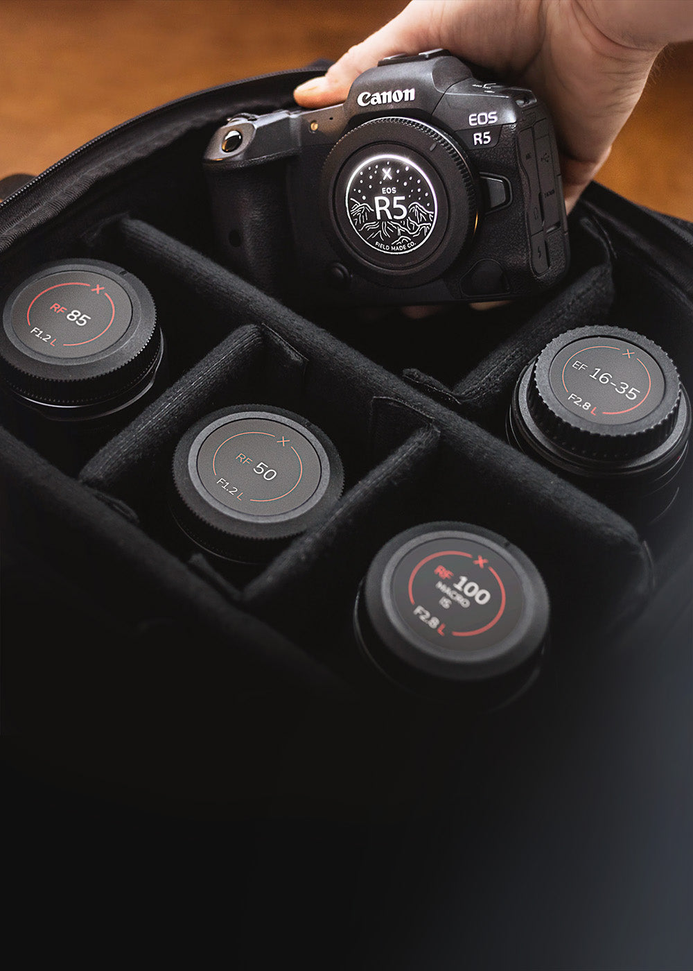 Field Made Co - Premium Camera Lens Indicator Labels and Accessories