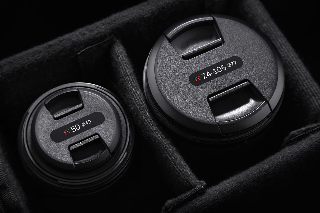 Lens Cap Stickers For Sony FE Lenses by Field Made Co - Quick ...