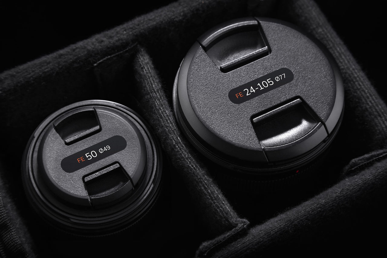 Lens Cap Stickers For Sony FE Lenses by Field Made Co - Quick ...
