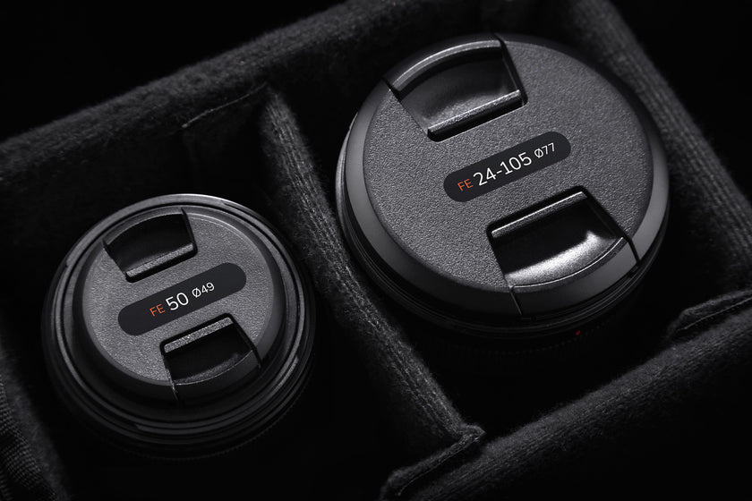 Lens Cap Stickers For Sony FE Lenses by Field Made Co - Quick ...