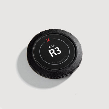 Lens and Camera Cap Stickers for Canon RF and EF by Field Made Co