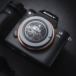 Special Edition Silver Foil Indicator Sticker for Sony FE Body Caps ...