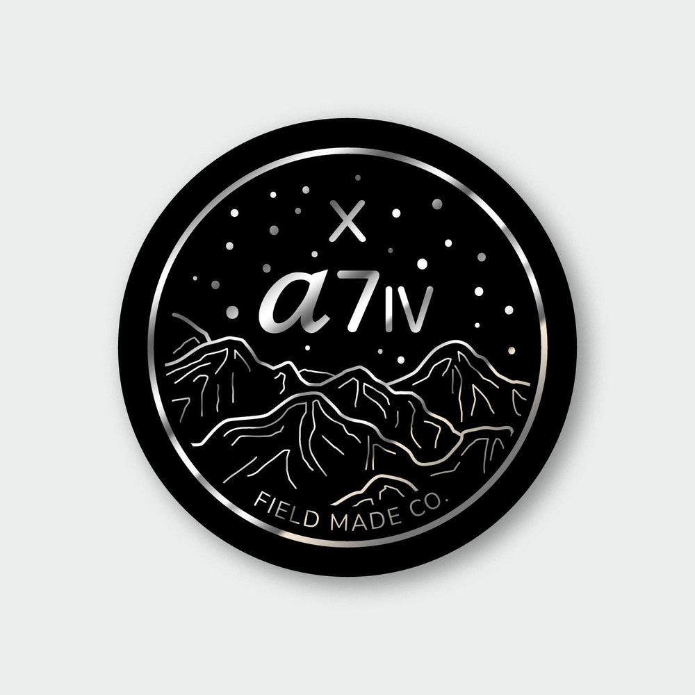 Special Edition Silver Foil Indicator Sticker for Sony FE Body Caps